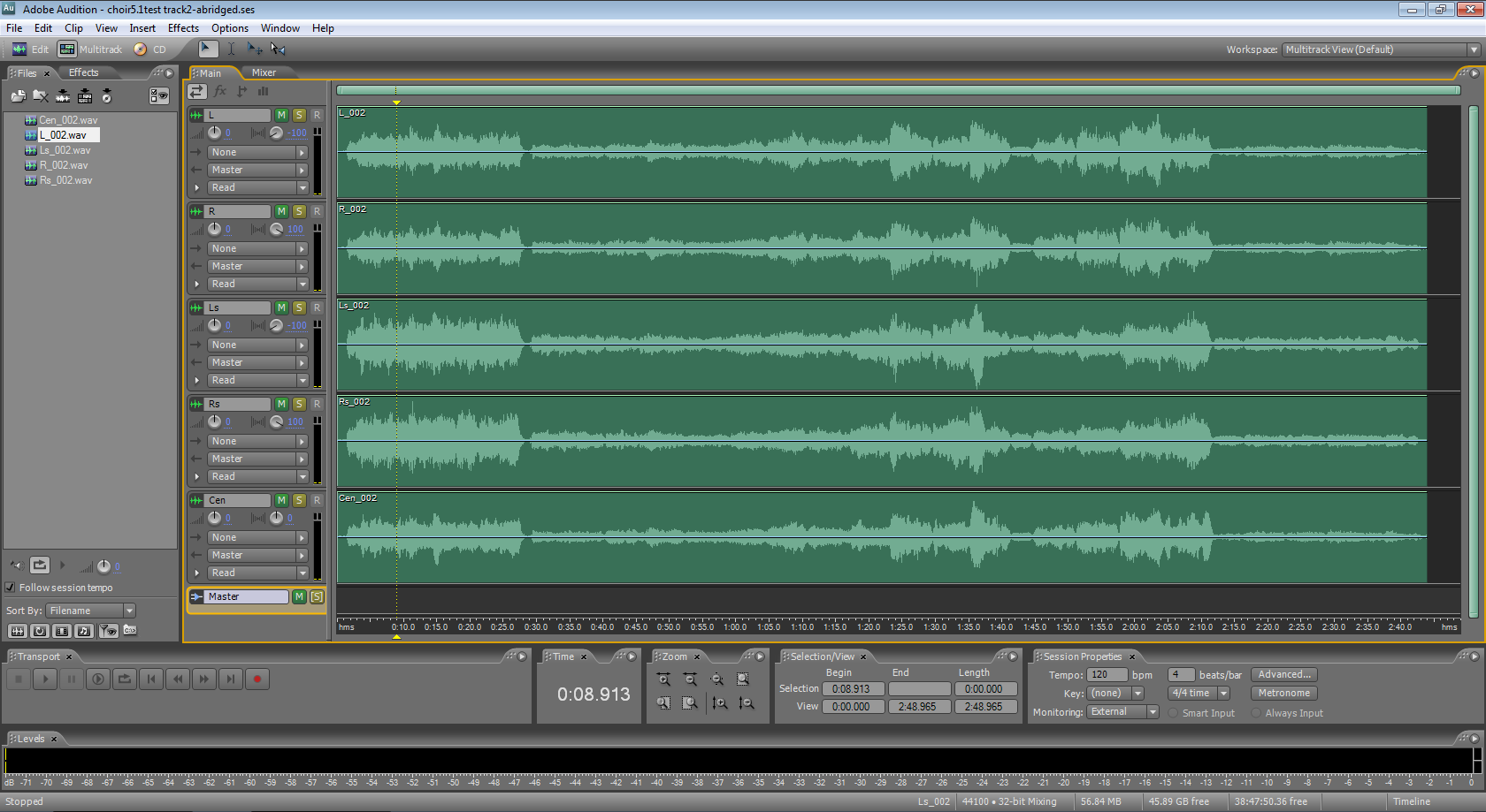 Recording in 5.1 surround – Jonathan Gazeley
